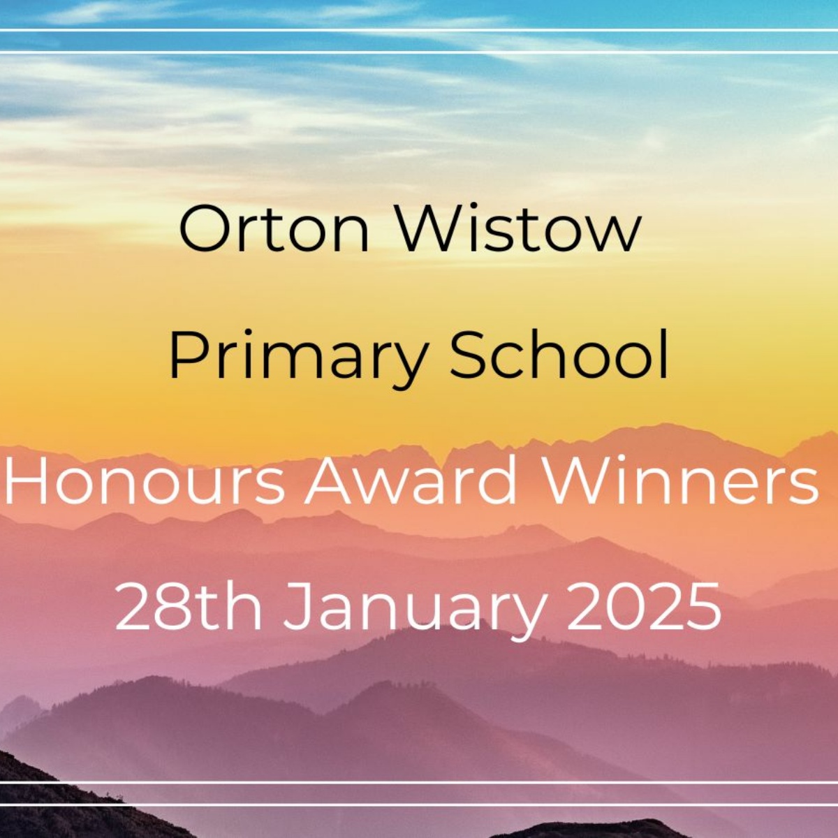 Orton Wistow Primary School - Connect-Honours Award